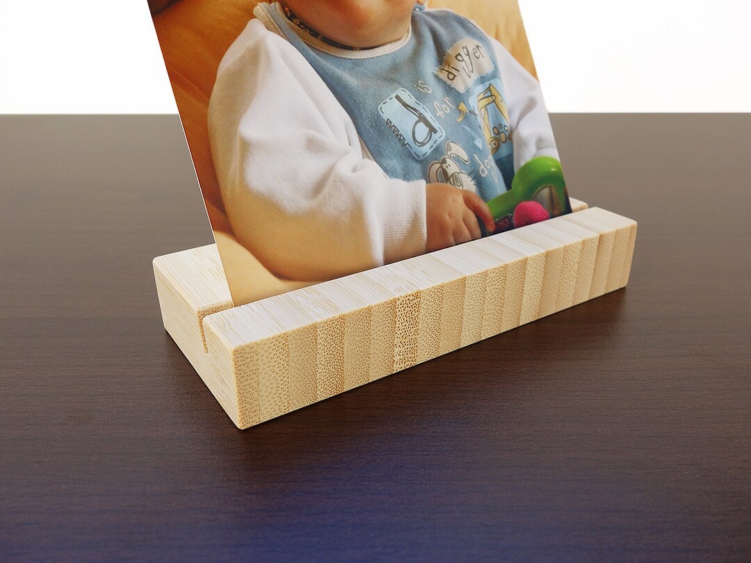 Wood Photo Holder. Wooden Postcard Holder. Wood Postcard Holder. Wood ...