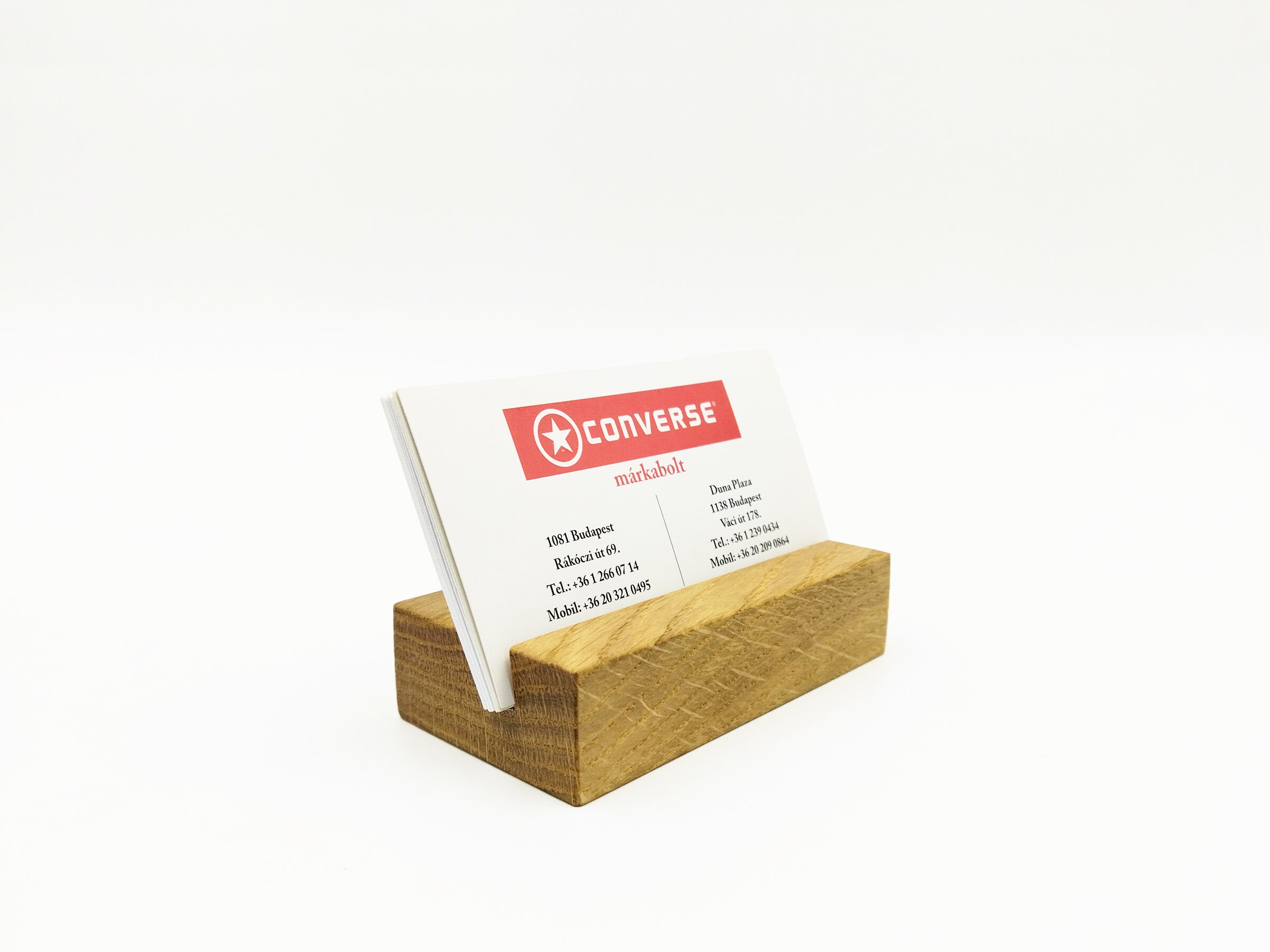 Bulk Pack of Wood Business Card Holder From Walnut or Oak. Dark Walnut ...