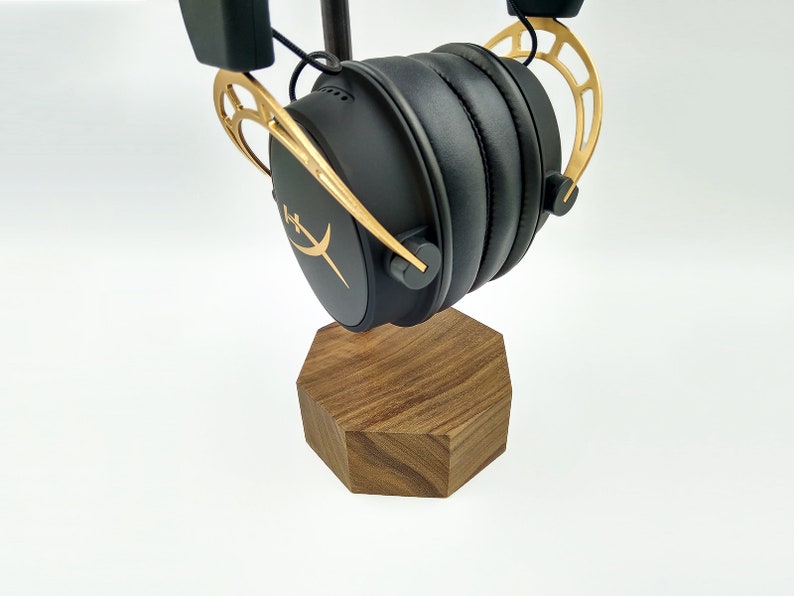 Wood Headphone Stand. Wooden Headphone Hanger. Headphones - Etsy