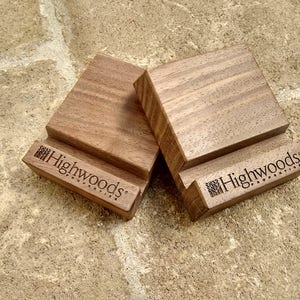 Wood iPhone Stand From Walnut for iPhone 6 7 8 X 11 SE XR Series ...