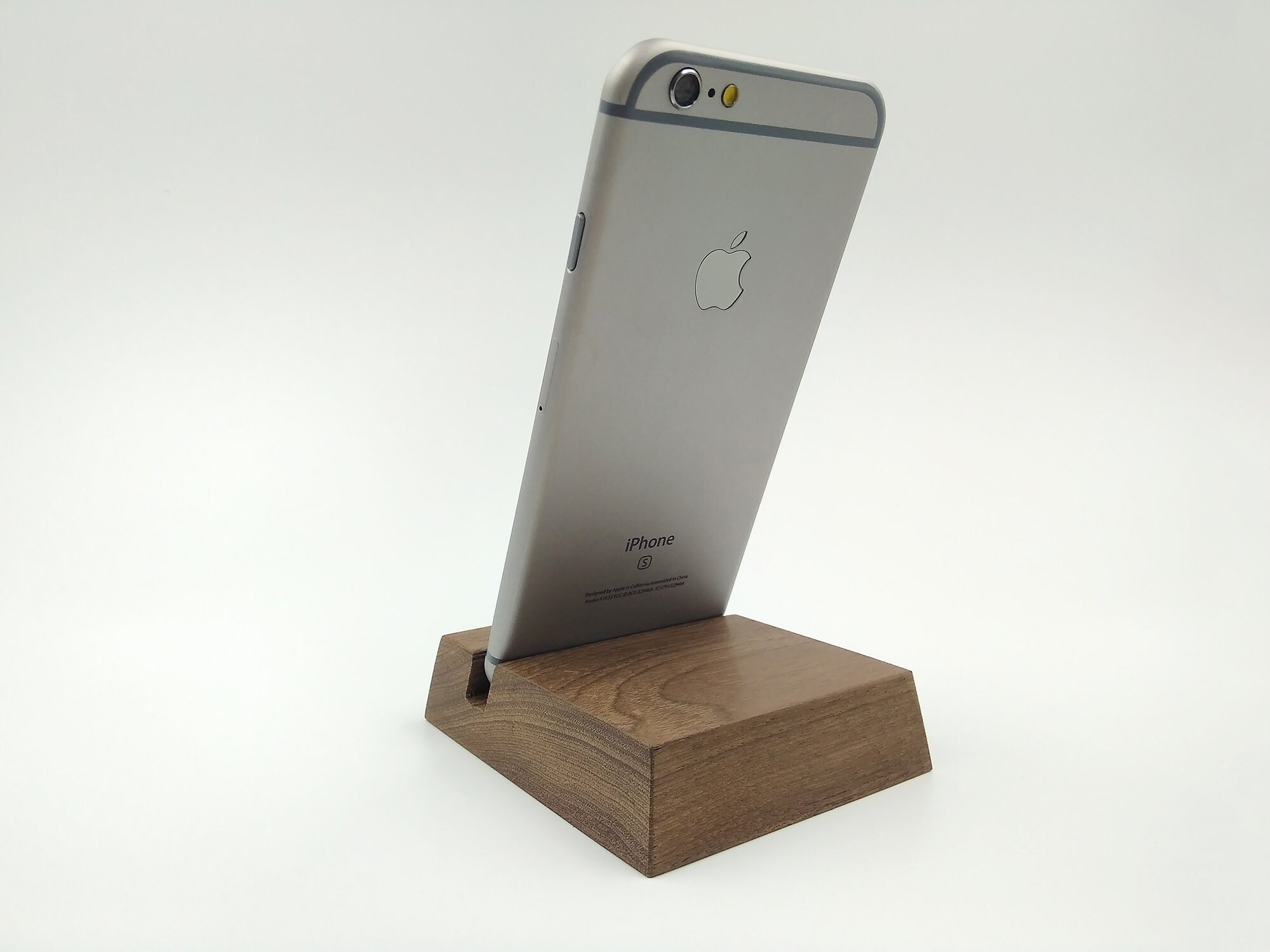 Wood iPhone Stand From Walnut for iPhone 6 7 8 X 11 SE XR - Etsy