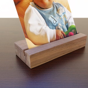 Wood Photo Holder. Wooden Postcard Holder. Wood Postcard Holder. Wood ...