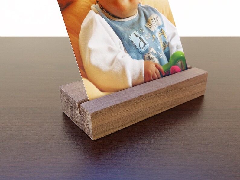 Wood Photo Holder. Wooden Postcard Holder. Wood Postcard Holder. Wood ...