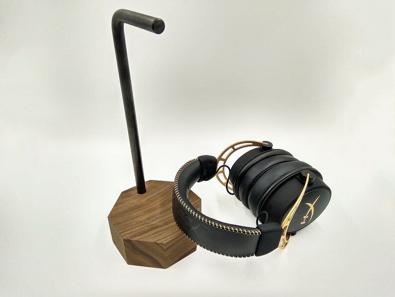 Wood Headphone Stand. Wooden Headphone Hanger. Headphones - Etsy