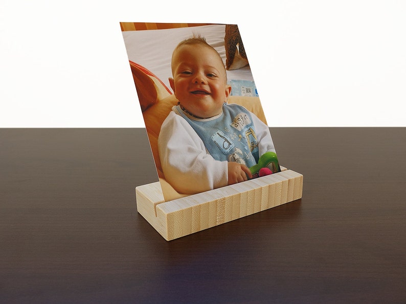 Wood Photo Holder. Wooden Postcard Holder. Wood Postcard Holder. Wood ...