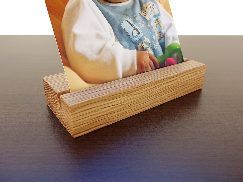 Wood Photo Holder. Wooden Postcard Holder. Wood Postcard Holder. Wood ...