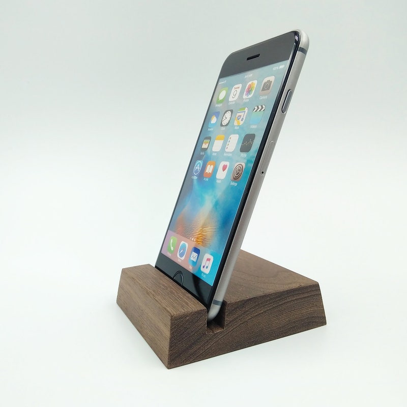 Wood iPhone Stand - Etsy