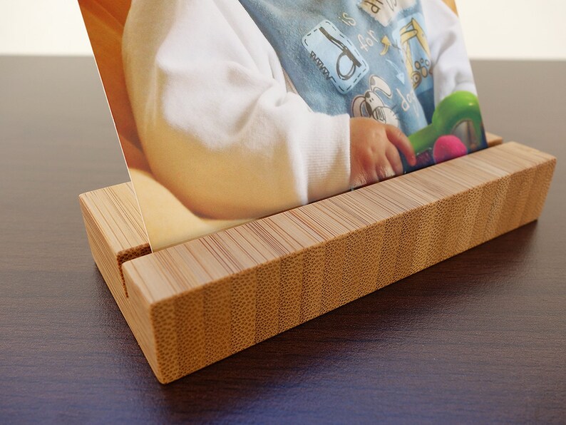 Wood Photo Holder. Wooden Postcard Holder. Wood Postcard Holder. Wood ...