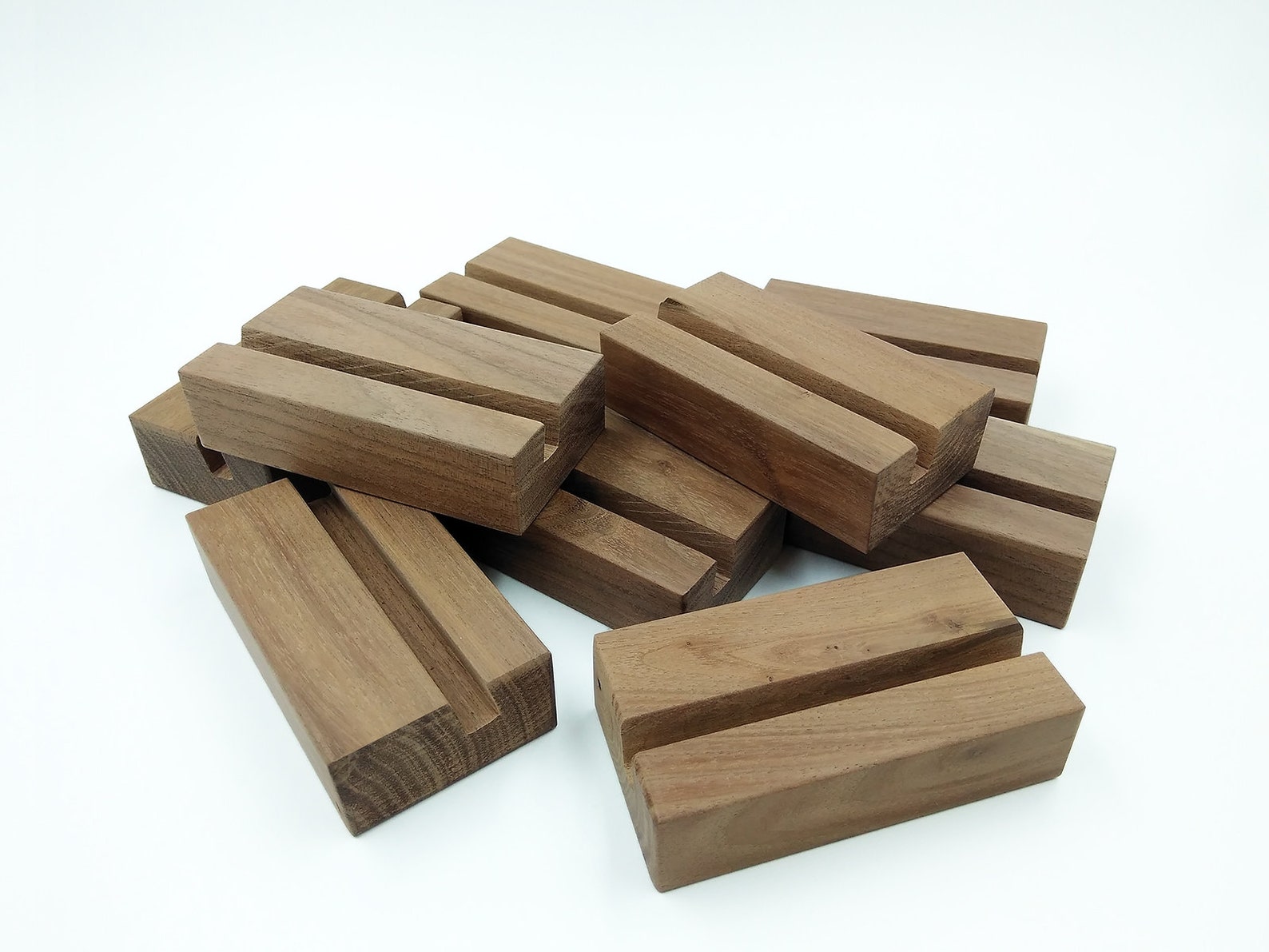 Wood Business Card Holder. Walnut Card Holder. Wooden Business Card ...