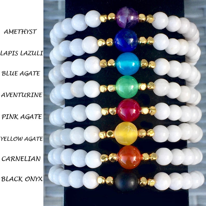 26 Bead Mala Chakra Balancing Bracelets, Healing Bracelet, Meditation ...