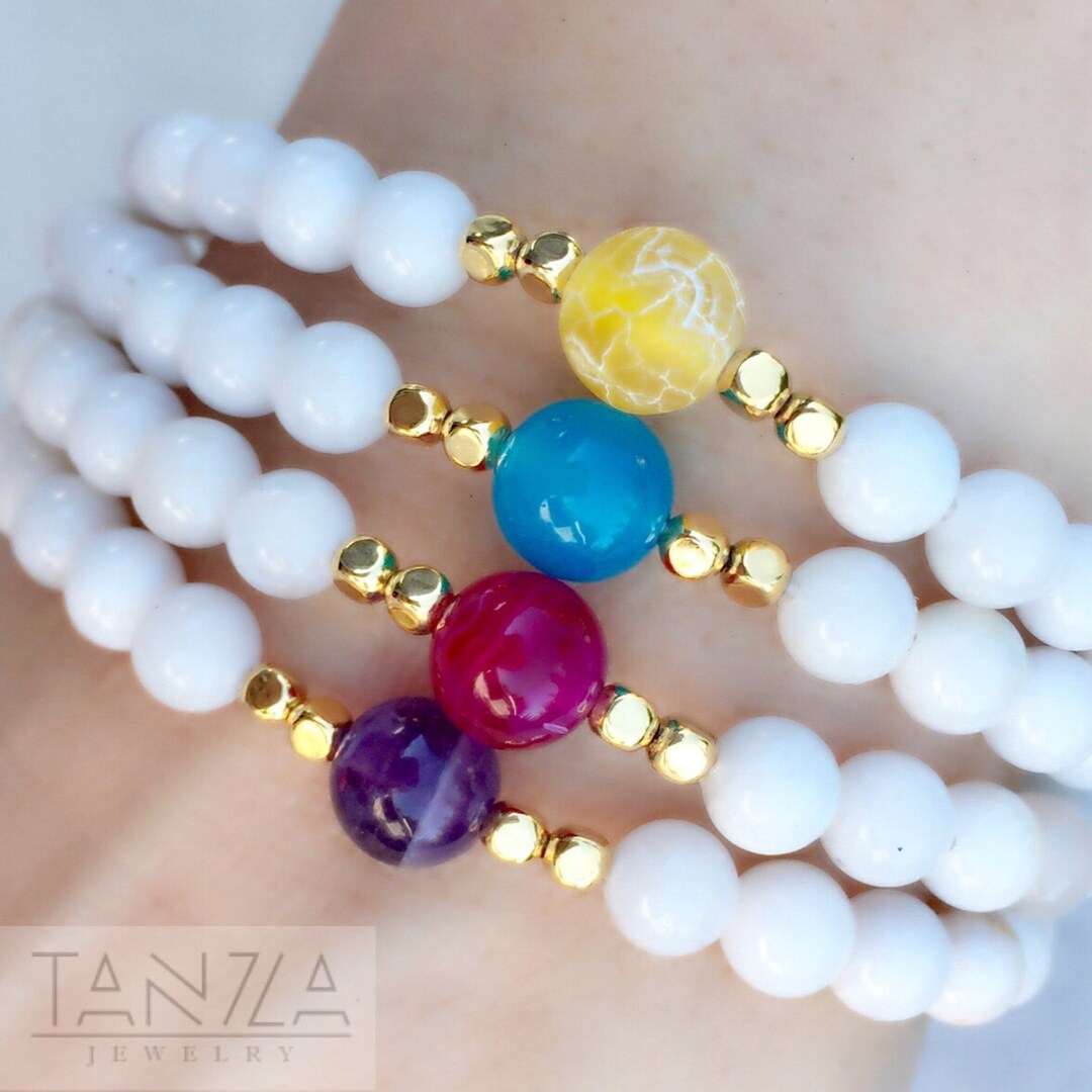 26 Bead Mala Chakra Balancing Bracelets, Healing Bracelet, Meditation ...