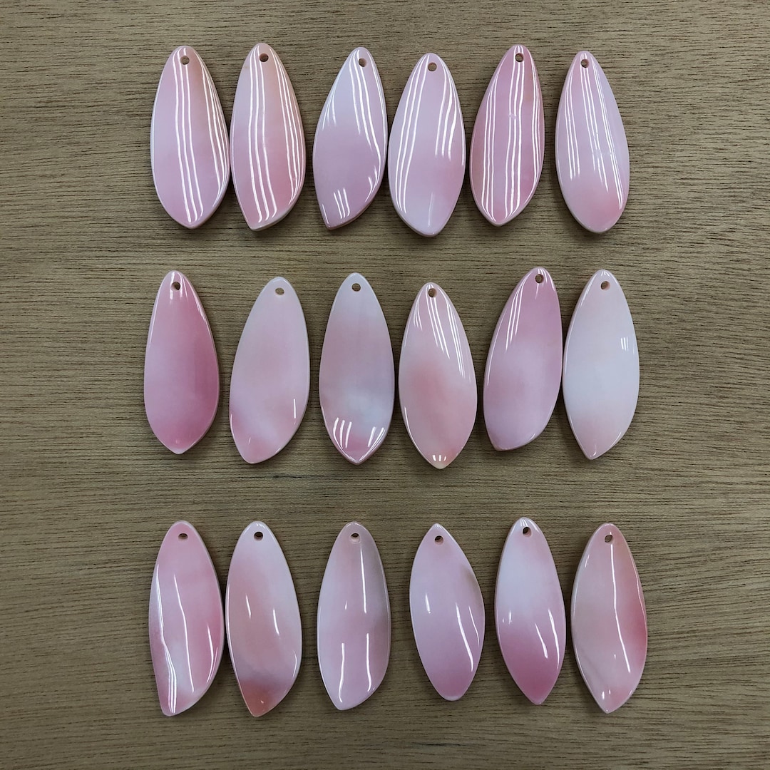 5pcs Pink Queen Conch Shell Whorl Shape Pendant - Etsy