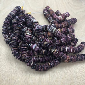 Purple Spiny Oyster Shell Rondelle 19-20mm - Etsy