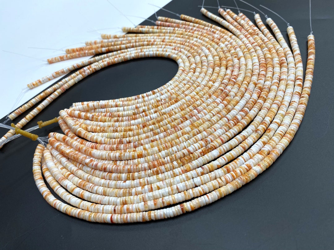 Light Color Natural Spiny Oyster Shell Heishi Beads 6mm 16 Inchs - Etsy