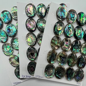 High Quality Abalone Shell Oval Cab 12x16mm, 12x24mm, 13x18mm, 15x20mm ...