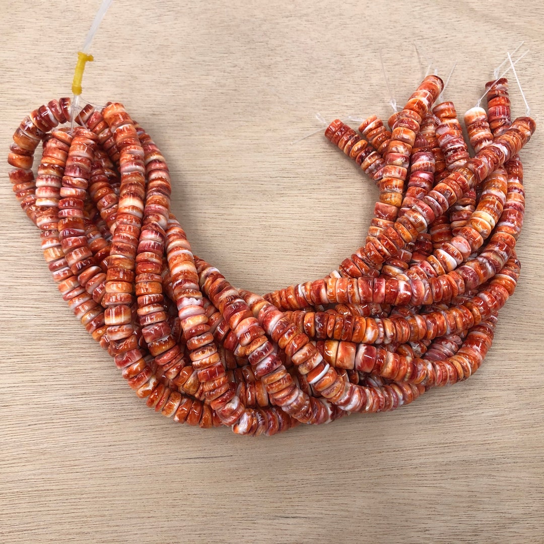 Spiny Oyster Shell Rondelle Chip Bead 12mm - Etsy
