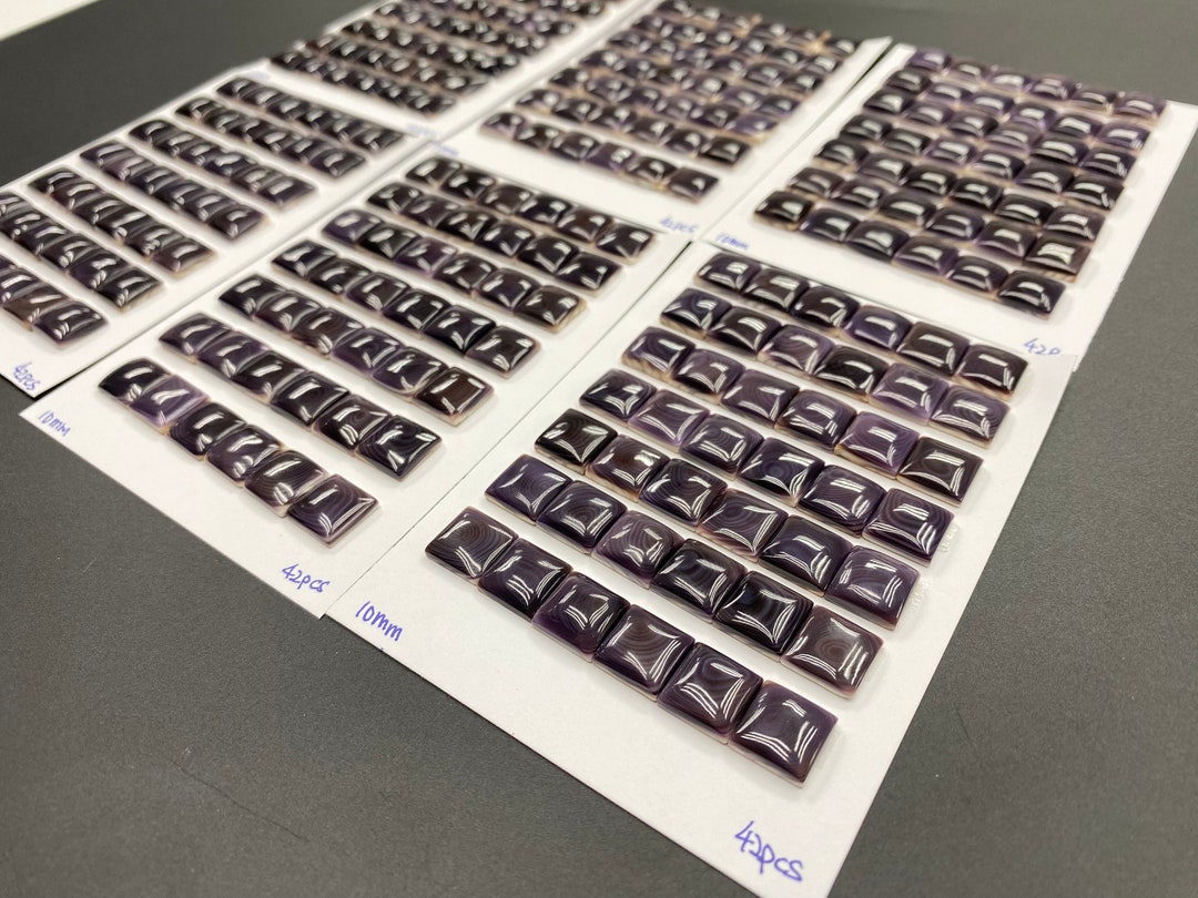 Wampum Quahog Shell Square Cab 10mm/12mm (high Quality) - Etsy