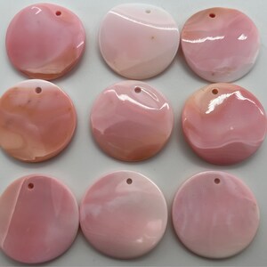 Natural Queen Conch Shell Round Pendant (extra/large/medium/small) - Etsy