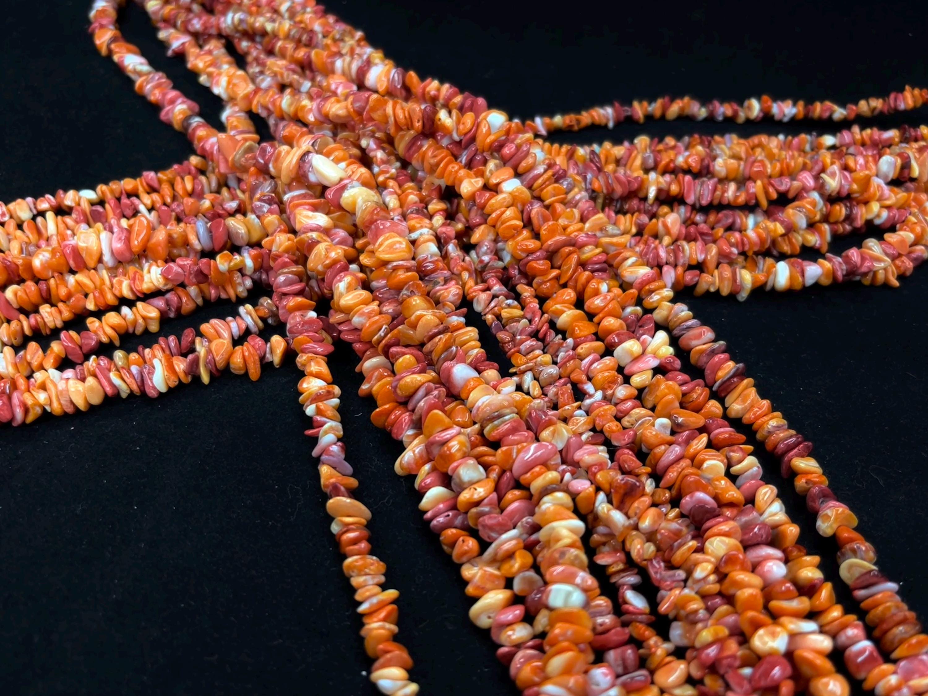 Spiny Oyster Shell Irregular Chip Beads Strand 16" Inches Small - Etsy