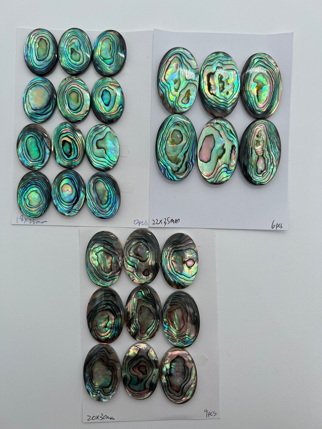 High Quality Abalone Shell Oval Cab 18x25mm, 20x30mm, 22x35mm - Etsy