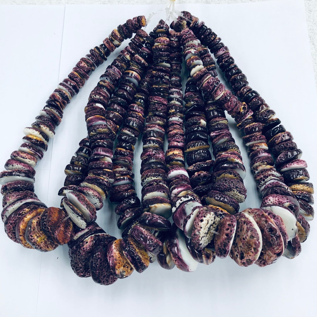 Purple Spiny Oyster Shell Graduated Disc 10mm-30mm - Etsy