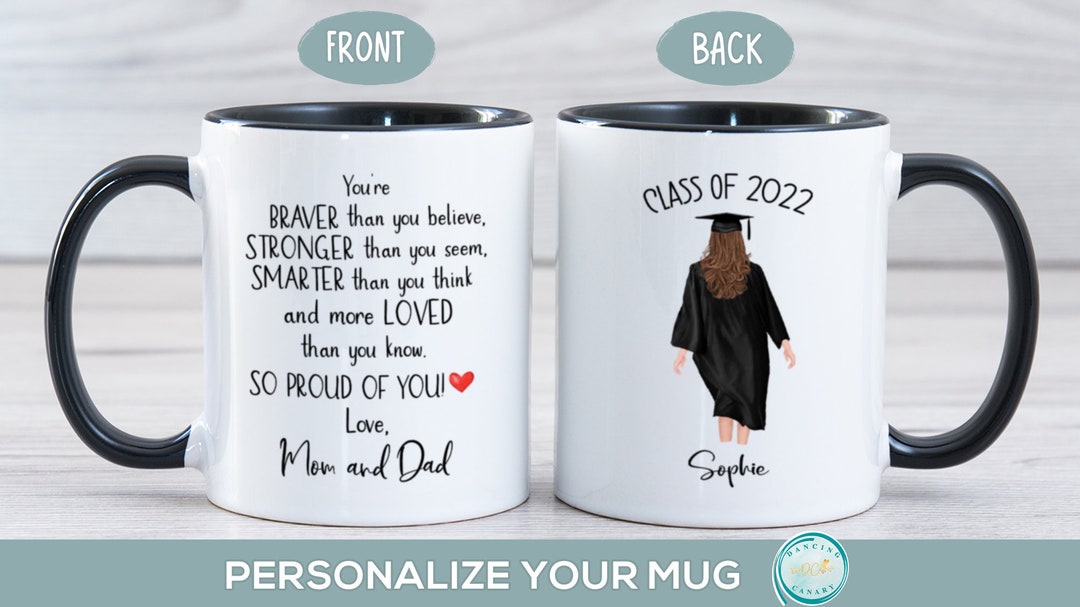 Class of 2022 Senior Mug for Female Personalized High School - Etsy