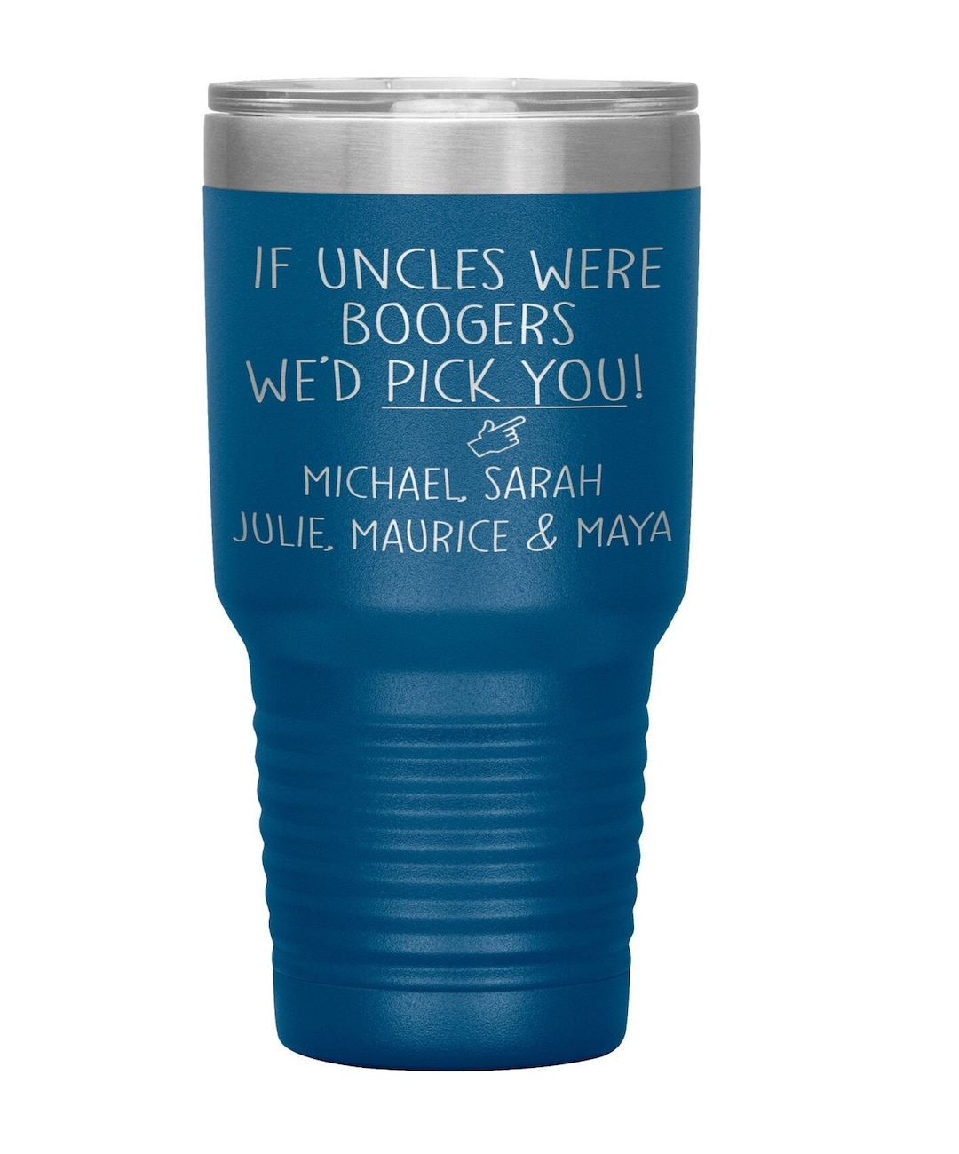 If Uncles Were Boogers We'd Pick You Stainless Steel Tumbler, Funny ...