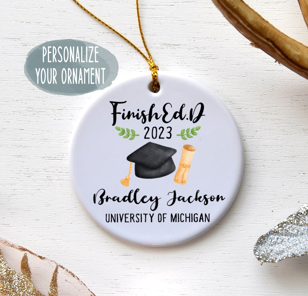Personalized Edd Graduation Ornament Education Doctorate - Etsy