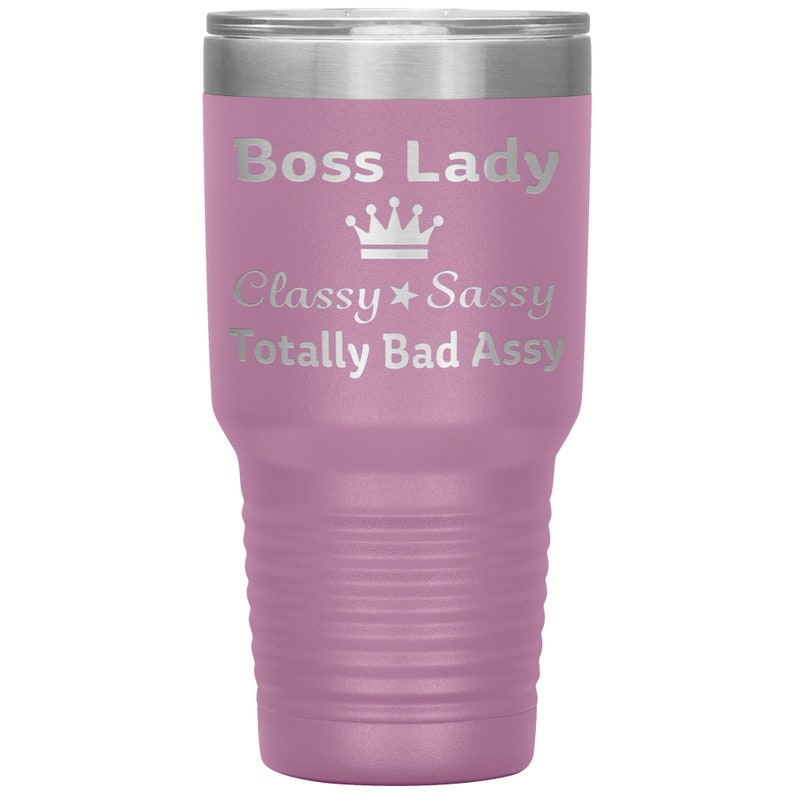 Boss Lady Tumbler Wine Glass Girl Boss Gift Inspirational - Etsy