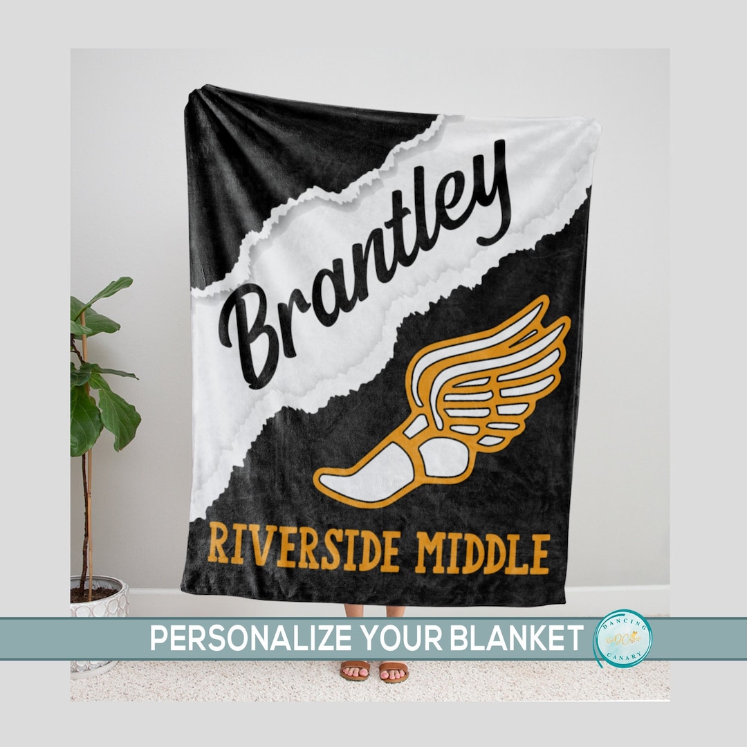 Track and Field Gifts Personalized Blanket End of Season Gift for Track ...
