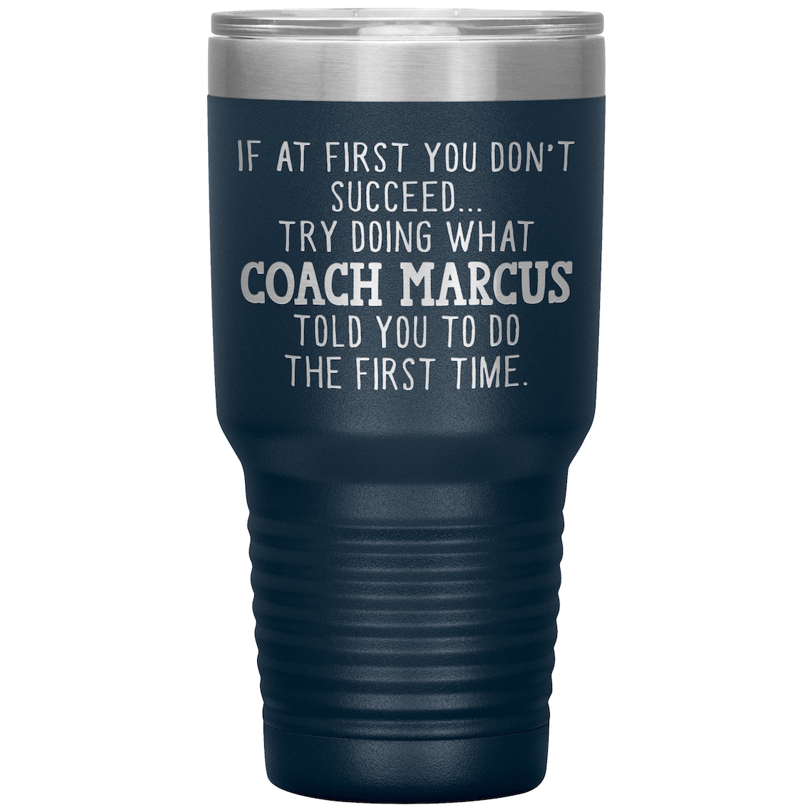 Personalized Coach Tumbler Funny Gift, Custom Coach Name Cup, Gift for ...