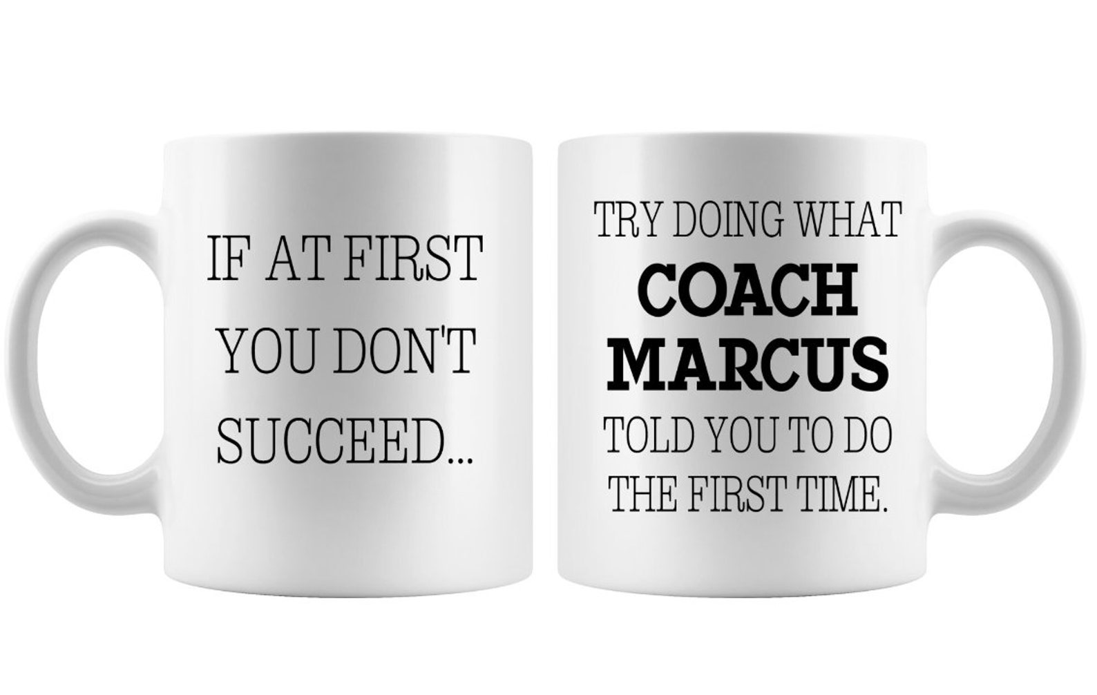 Funny Coach Mug, End of Season Personalized Coach Gift for Men or Women ...