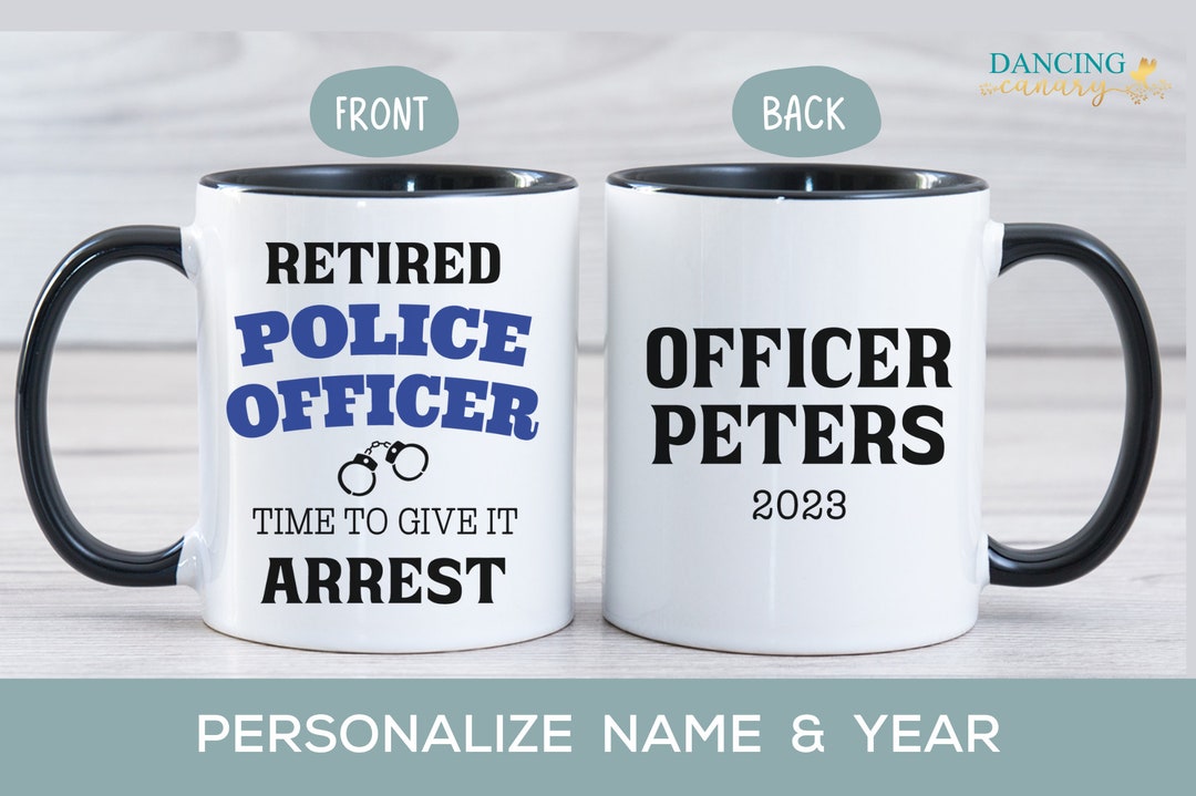 Cop Retirement Gift Retired Police Officer Gift for Men or Women ...