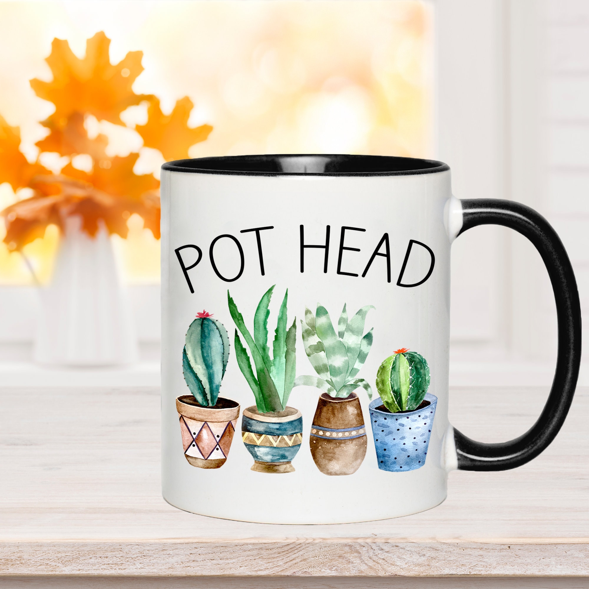 Plant Lady Mug Pot Head Mug Plant Lover Gift Plant Mom | Etsy