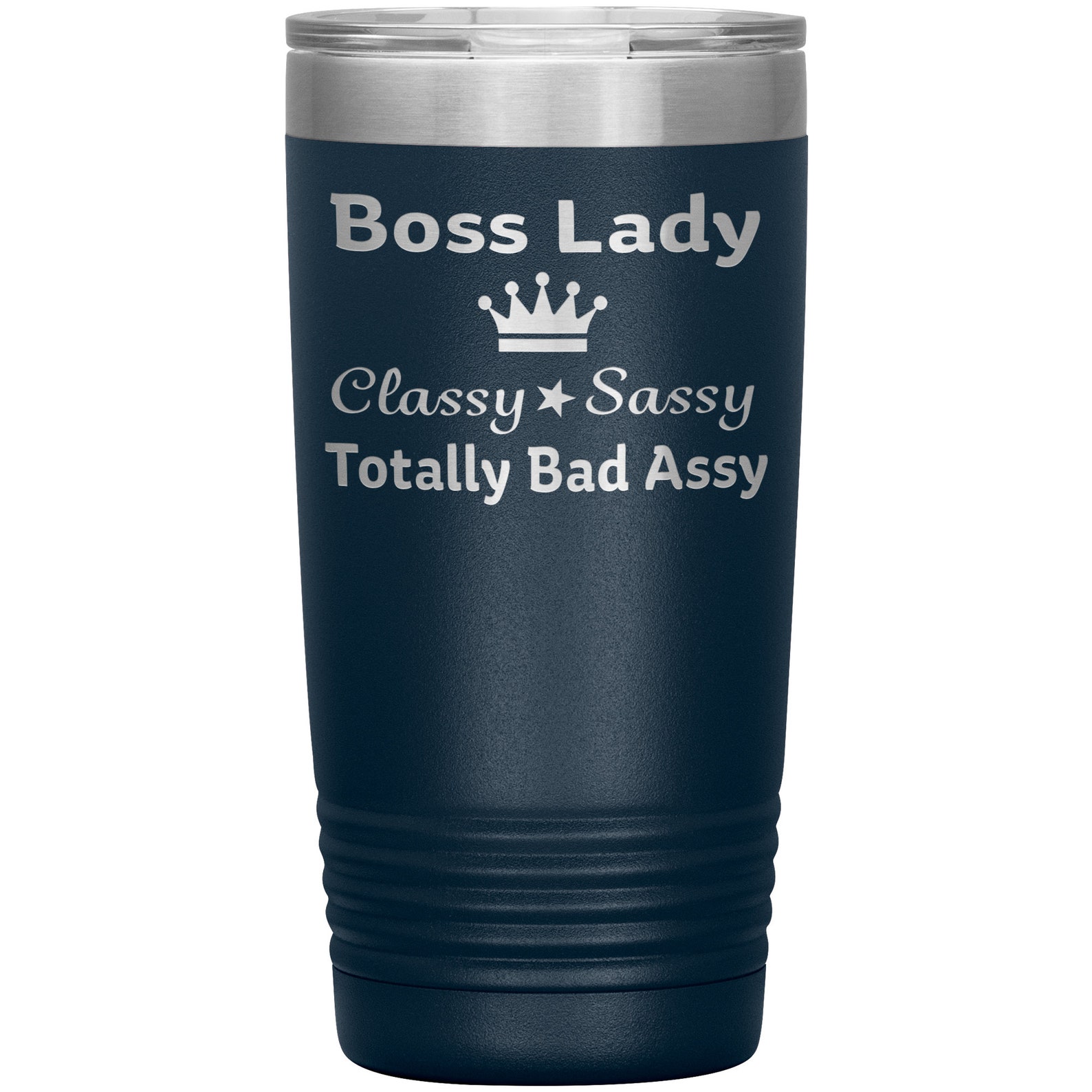Boss Lady Tumbler Wine Glass Girl Boss Gift Inspirational - Etsy
