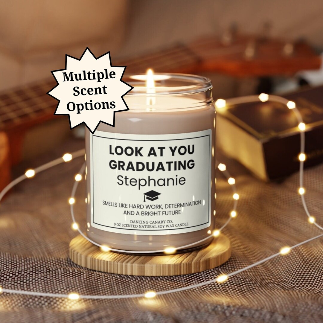 Graduation Gift for Her or Him Graduation Candle College Graduate ...