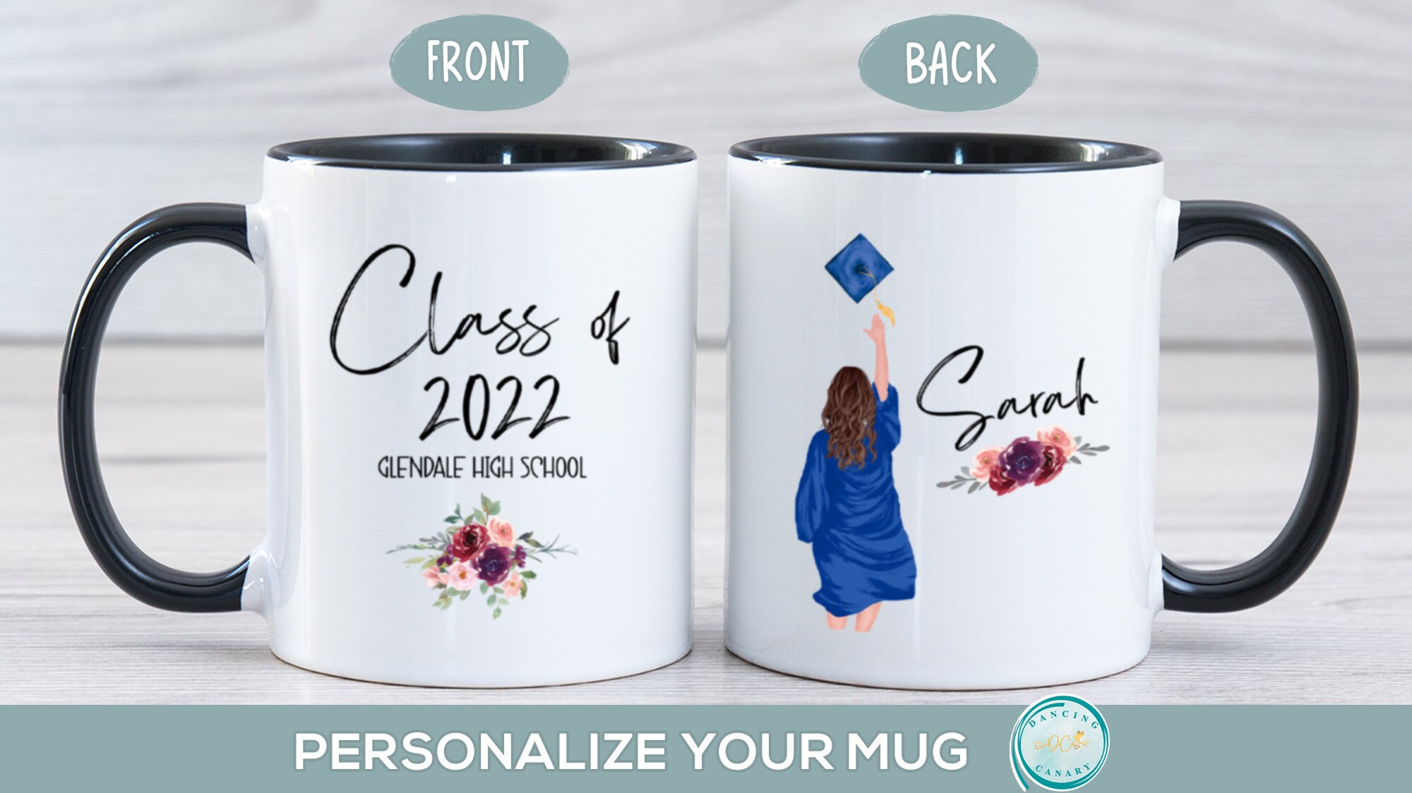 Drinkware Drink & Barware Kitchen & Dining Graduation Gift For Her ...