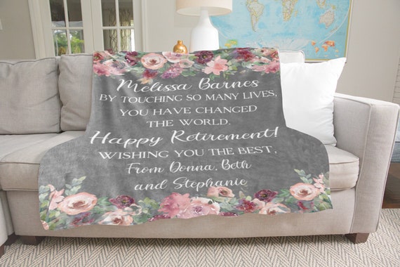 Personalized Retirement Gift for Women Happy Retirement Name - Etsy