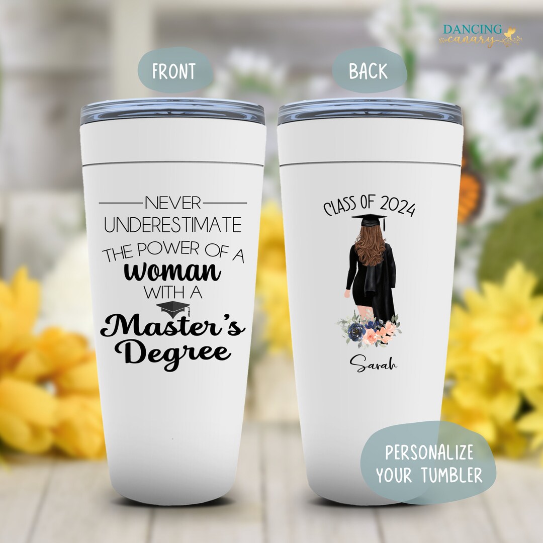 Personalized Master's Degree Graduation Gift for Her, Never ...