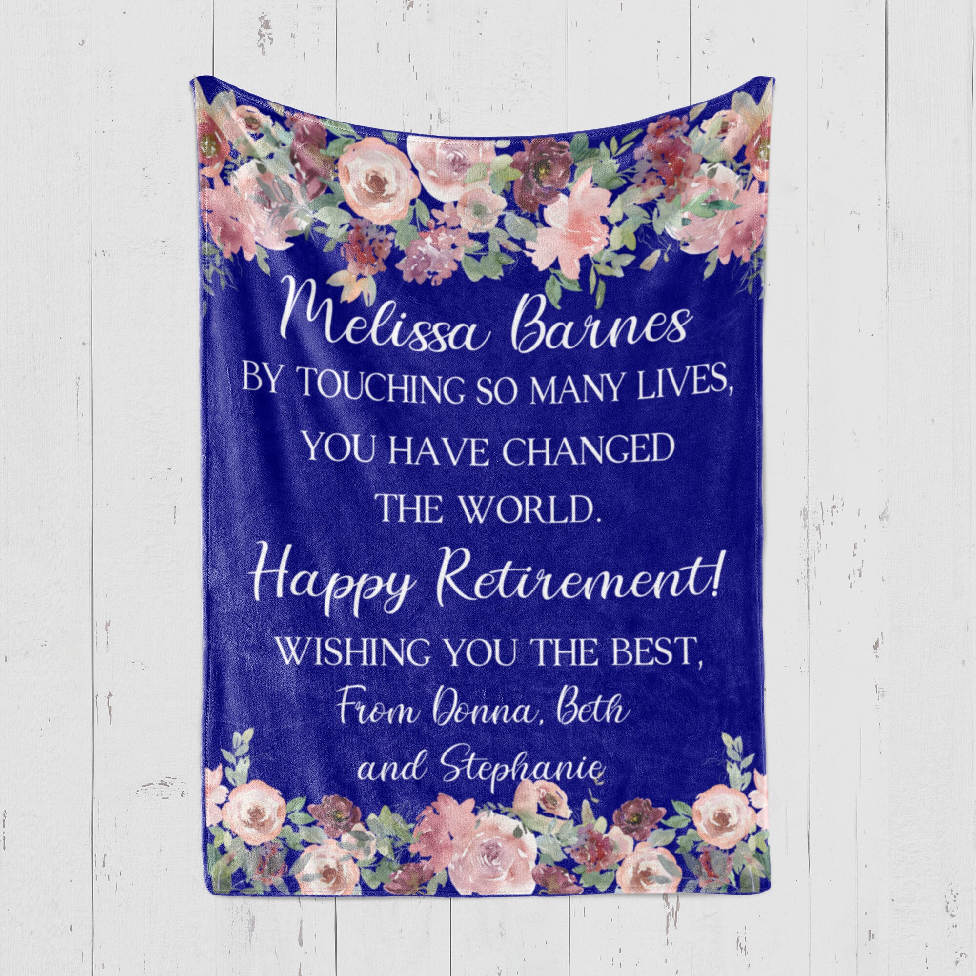 Personalized Retirement Gift for Women Happy Retirement Name | Etsy