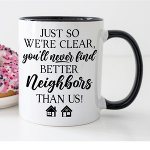 Goodbye Gift for Neighbor, Funny Moving Away Mug, Farewell Gift for ...