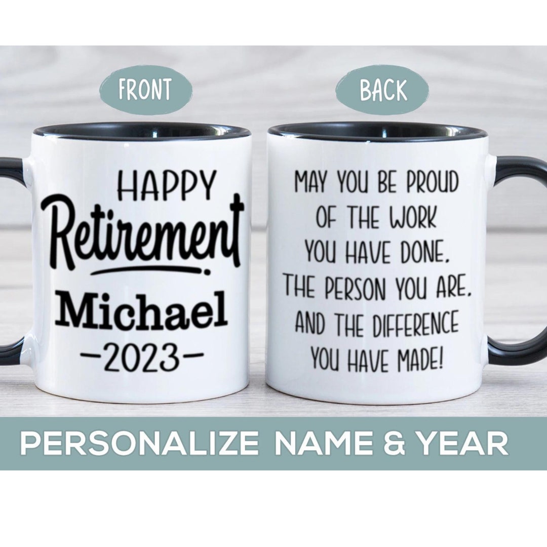 Personalized Retirement Gift for Men Boss Coworker Retiring - Etsy