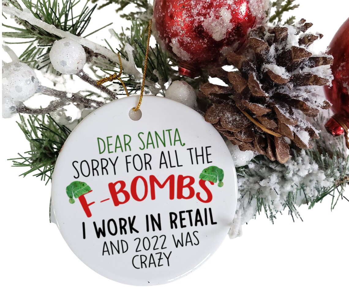 Retail Employee Christmas Ornament Funny Sales Team - Etsy