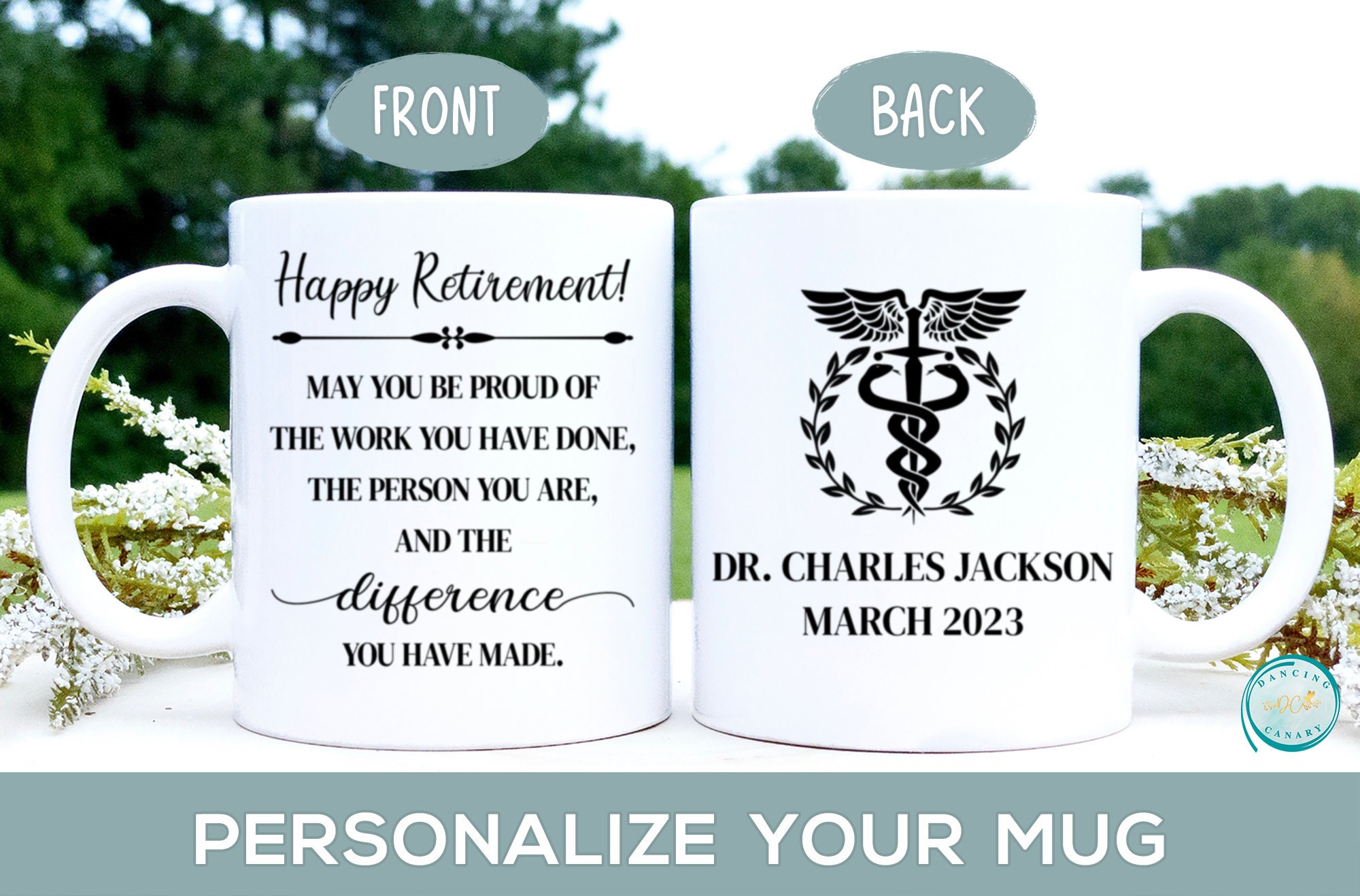 Personalized Doctor Retirement Gift for Men or Women MD - Etsy