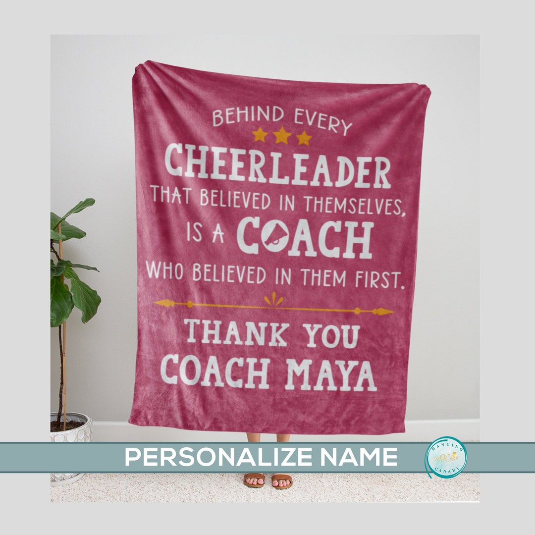 Cheer Coach Thank You Gift Personalized Cheerleading Coach - Etsy
