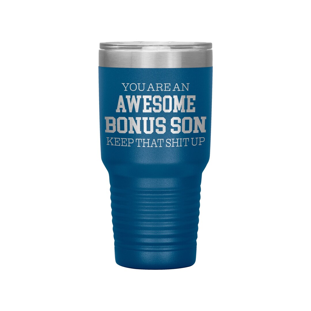 Bonus Son Gift From Mom Or Dad Awesome Bonus Son Tumbler Best Etsy UK bonus-son-gift-from-mom-or-dad-awesome-bonus-son-tumbler-best-etsy-uk