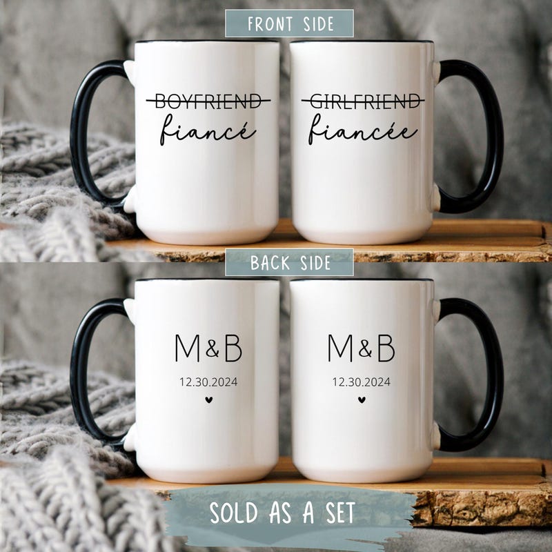 Engagement Mug - Etsy