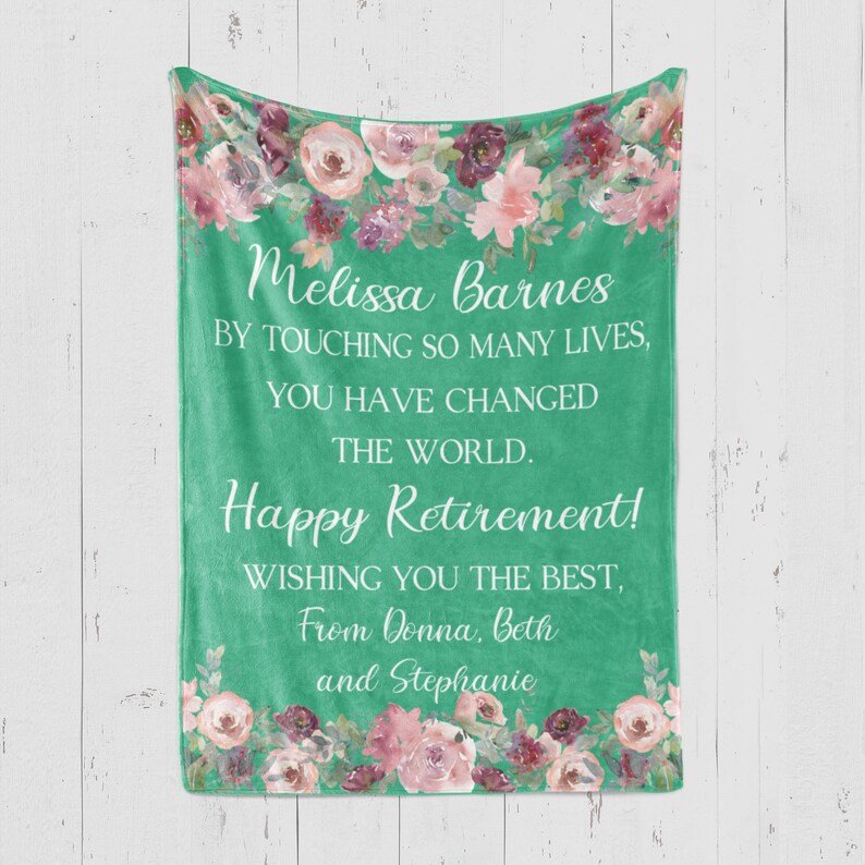 Personalized Retirement Gift for Women Happy Retirement Name - Etsy