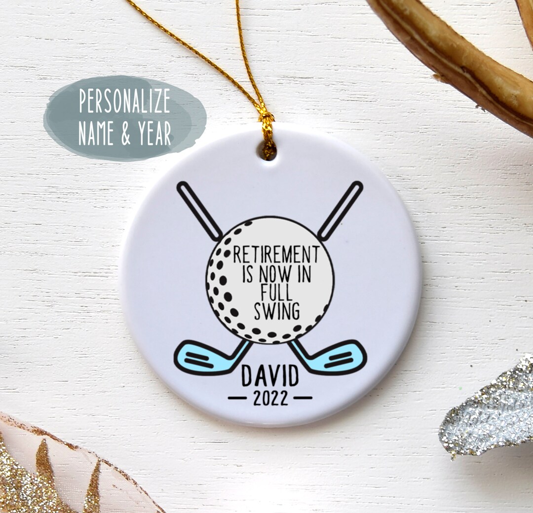 Golf Retirement Gift for Men Personalized Retirement is Now - Etsy