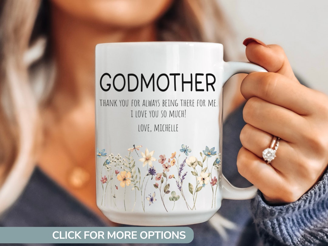 Godmother Mug From Godchild Personalized Godparent Gift From ...